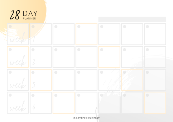 28-Day Planner: How to Plan Your Goal and Secure Your Success