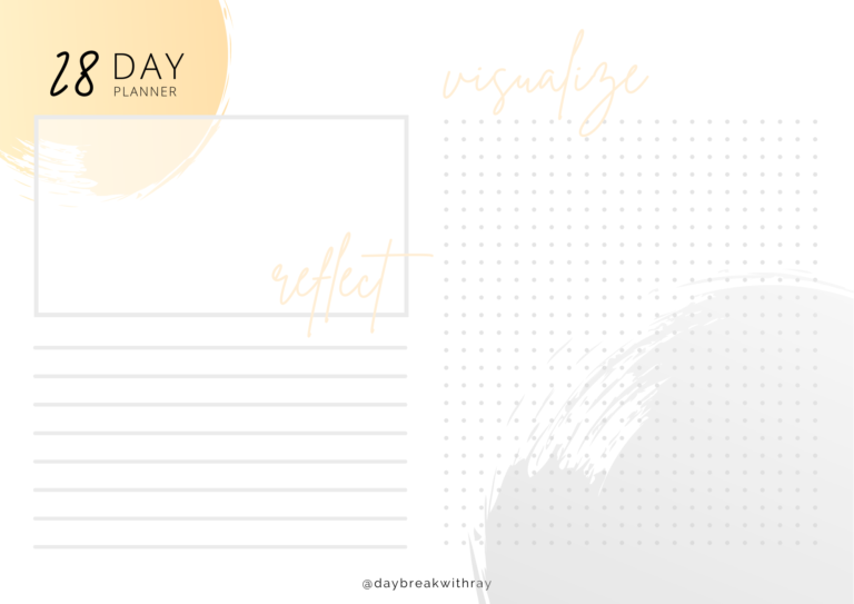 28-Day Planner: How to Plan Your Goal and Secure Your Success