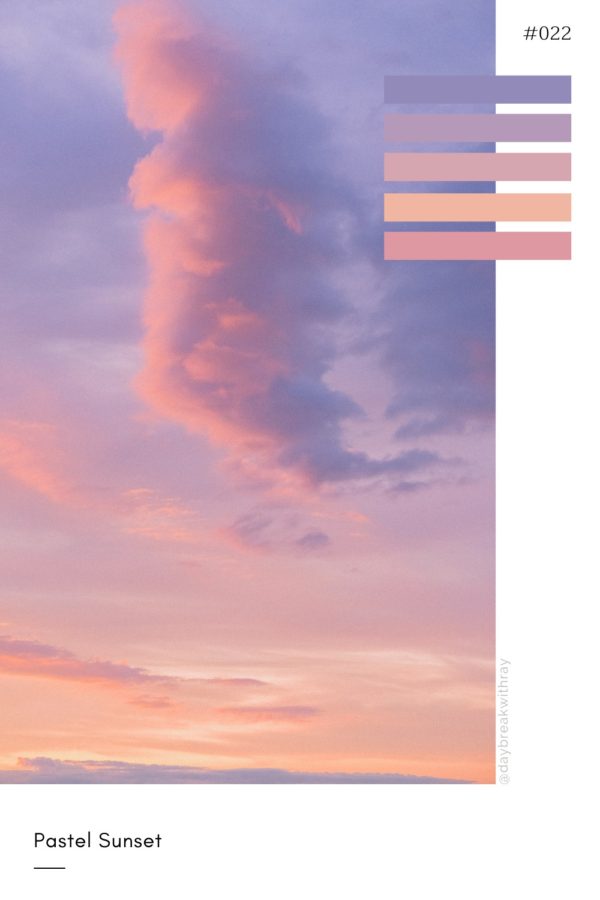 Inspirations for 5-Set Color Palette | Daybreak with Ray